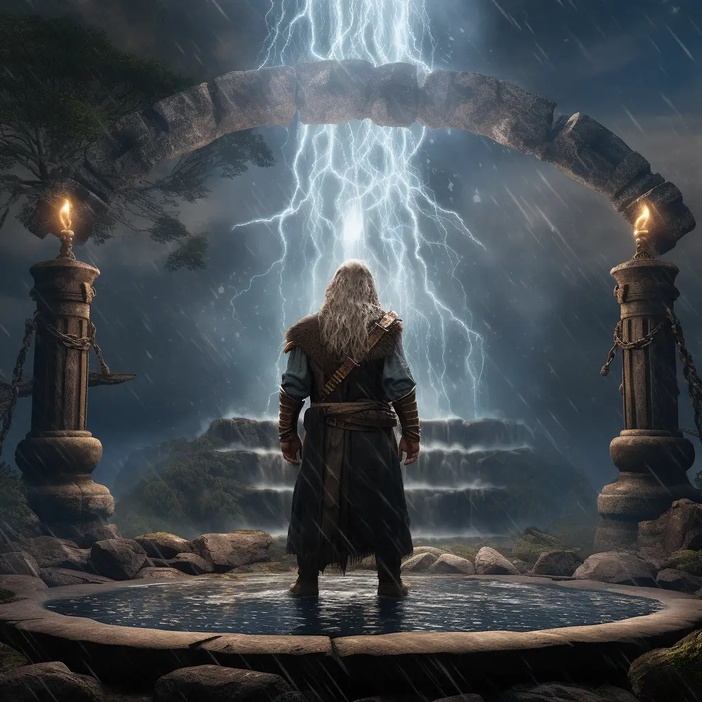 Odin’s Sacrifice of an eye to Mimir’s Well – Viking Times