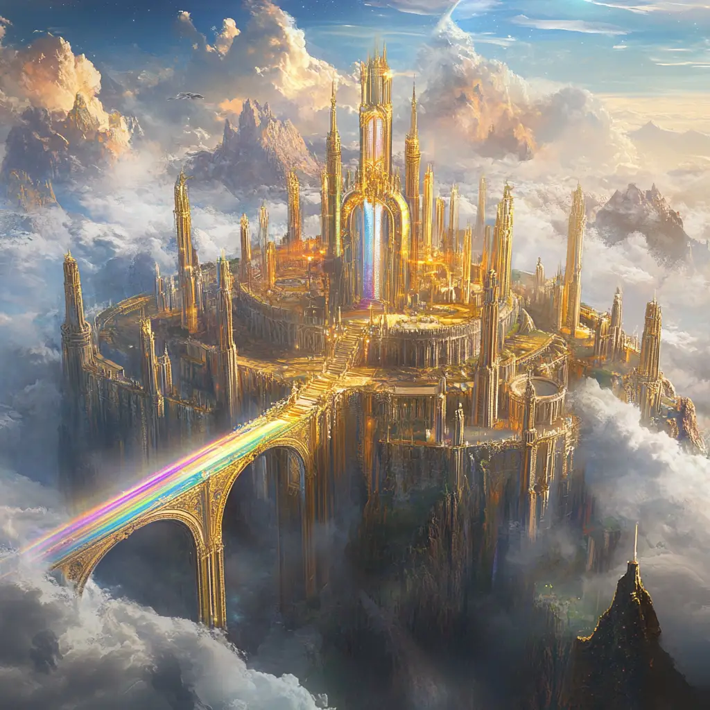 Asgard – Home of the Æsir gods – Viking Times