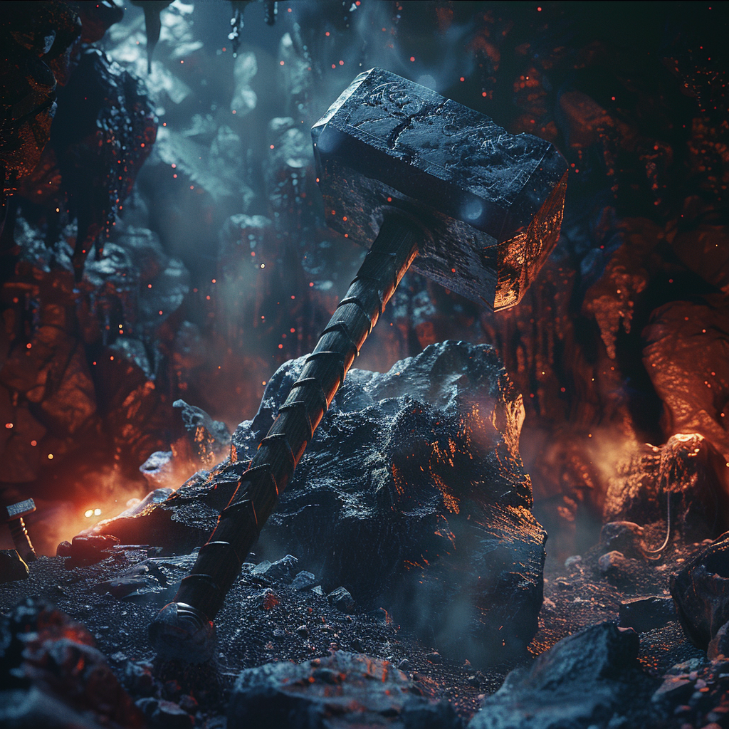 The Creation of Mjölnir – Thor’s Hammer – Viking Times
